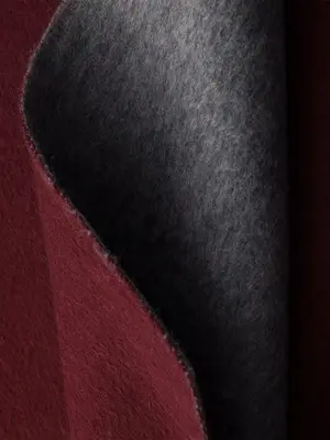 Prada Double Cashmere Scarf - Dark Red