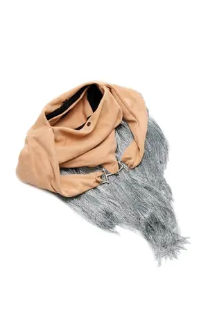 Françoise Exclusive Push Medium Fringed Suede Shoulder Bag