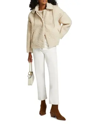 DH New York Kyle Faux-shearling Hooded Jacket