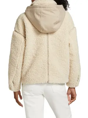 DH New York Kyle Faux-shearling Hooded Jacket