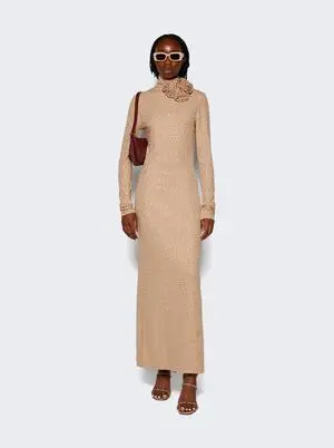 Magda Butrym Crystal Embellished Open-back Gown