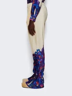 CASELLA MEYER Pleated Straight Leg Pants