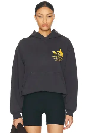 ONE OF THESE DAYS X Silver Queen City Hoody - Washed Black