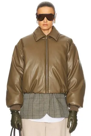 Acne Studios Onnea Jacket - Khaki Green