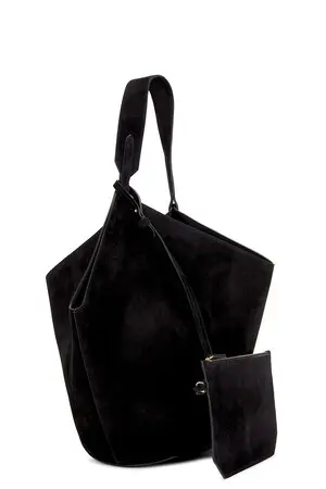 Khaite Lotus Medium Tote - Black