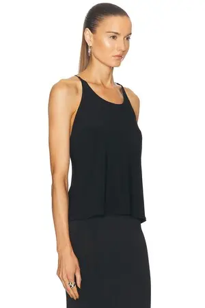GRACE LING Biomorphic Spine Open Back Top