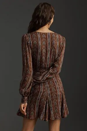 paige bucatini mini dress Paige Bucatini Mini Dress In Brown - 84% Off