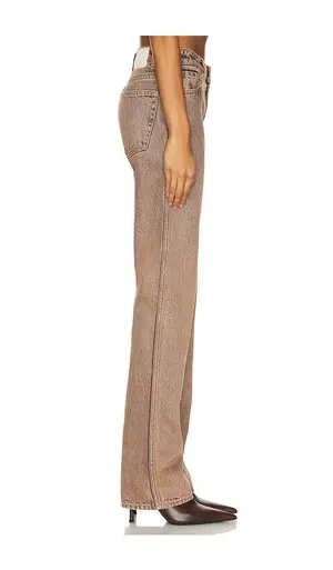 GRLFRND Isabel Low Rise Straight Jeans