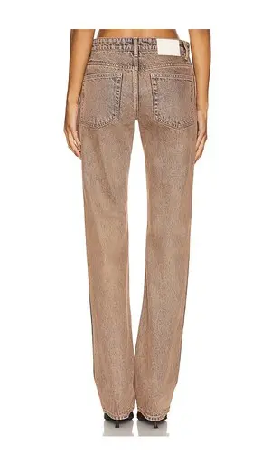 GRLFRND Isabel Low Rise Straight Jeans
