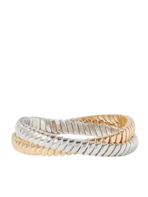 ROXANNE ASSOULIN The Double Cobra Set Of Two Bracelets - Gold