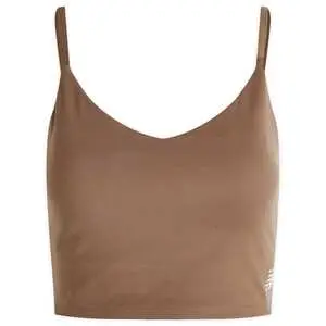 NEW BALANCE Soft Bra Top - Dark Mushroom