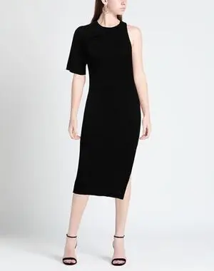 COURREGES Midi Bodycon Ribbed-knit Dress