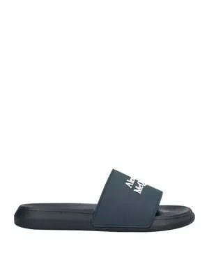 Alexander McQueen Pool Slides - Midnight Blue