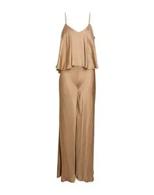 VICOLO Viscose Jumpsuit - Beige
