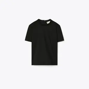 Tory Burch Cotton T-shirt - Black