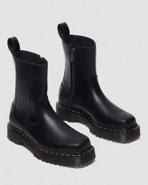 Dr. Martens Amaayah Lo Leather Boots - Black