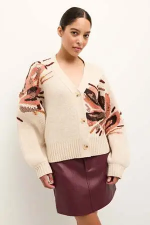 MARIE OLIVER Calister Cardigan - Firebird