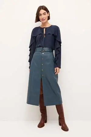 MARIE OLIVER Nora Blouse - Naval