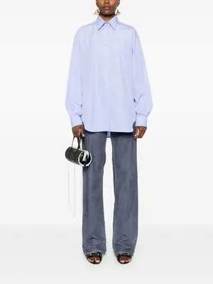 Moschino Embroidered Shirt - Blue