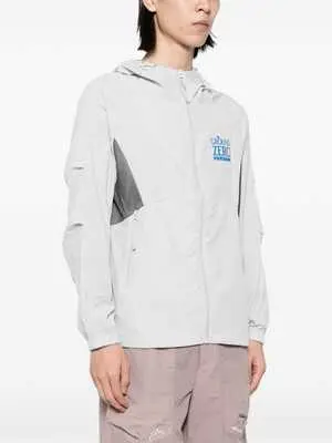 GROUND ZERO Logo-print Lightweight Jacket - Grey