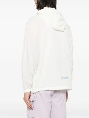 GROUND ZERO Logo-print Lightweight Jacket - White