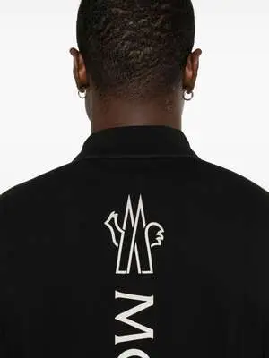 Moncler Rubberised-logo Polo Shirt