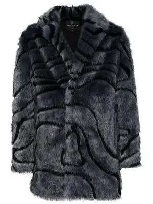 Unreal Fur Textured Outerwear For Men