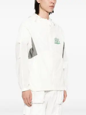 GROUND ZERO Logo-print Lightweight Jacket - White