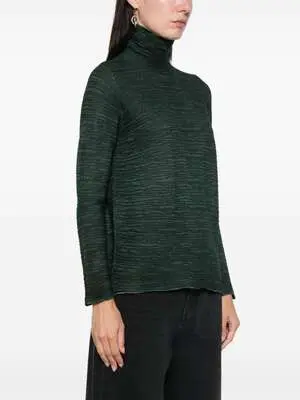 Avant Toi Textured Sweater - Green