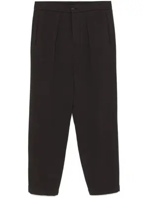 Giorgio Armani Ribbed Trousers - Brown
