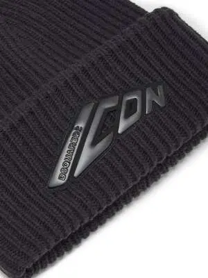 Dsquared2 Icon Ribbed-knit Beanie
