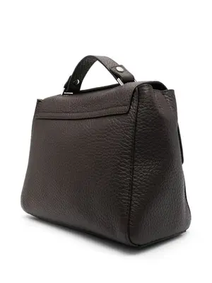 ORTIGNI Sveva Small Tote Bag - Brown