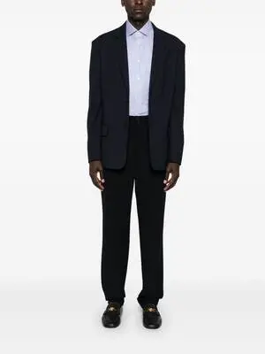 Giorgio Armani Ribbed Trousers - Blue