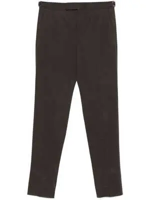 Zegna Gabardine-weave Trousers