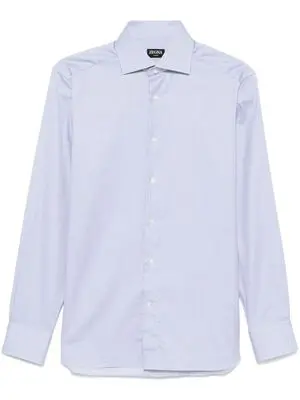 Zegna Pattern-jacquard Shirt