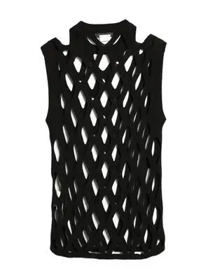 BLACK COMME DES GARÇONS Mesh Knit Top
