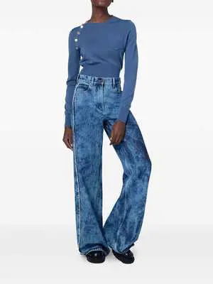 Ports 1961 Jacquard Wide-leg Jeans