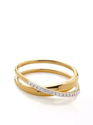 Monica Vinader Nura Layered Ring - Gold