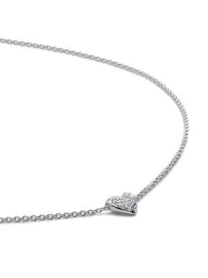 Monica Vinader Heart Pendant Necklace - Silver