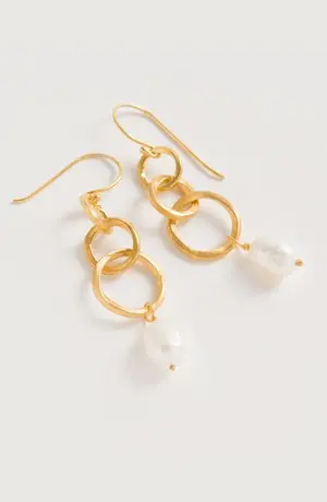 FREYA ROSE Warrioress Chain Drop Earrings