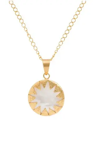 FREYA ROSE Warrioress Medallion Pendant Necklace