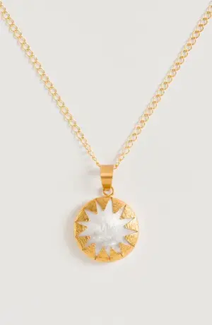 FREYA ROSE Warrioress Medallion Pendant Necklace