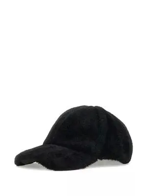 STAND STUDIO Faux Fur Cap - Black