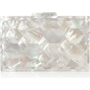 FREYA ROSE Mother Of Pearl Clutch - Ivory