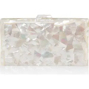 FREYA ROSE Aphrodite Mother Of Pearl Clutch - Ivory