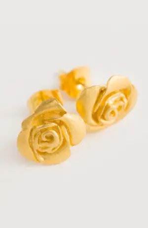 FREYA ROSE Rose Stud Earrings
