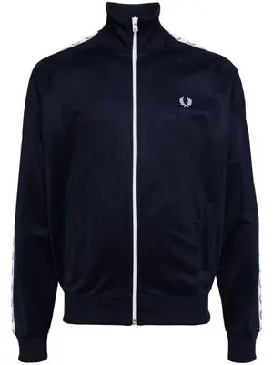Fred Perry Logo-tape Sport Jacket - Blue