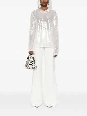 Norma Kamali Sequin-embellished Hoodie
