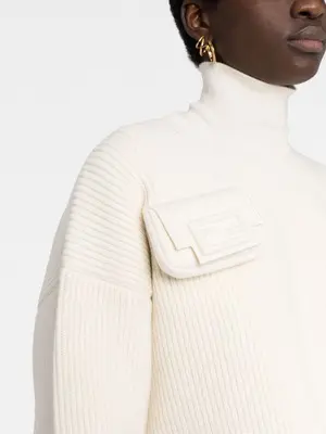 Fendi Pocket-detail Roll Neck Jumper