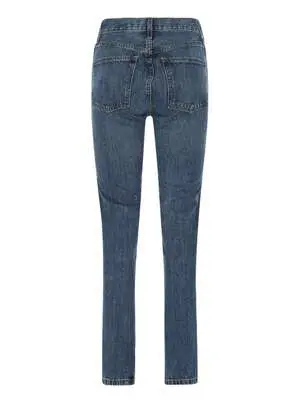 Co Name High-rise Tapered Jeans - Blue